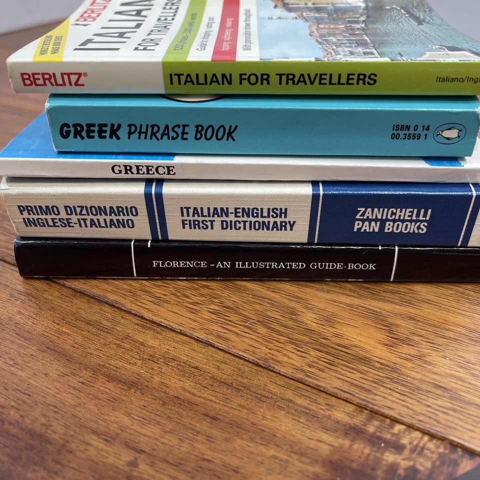 Berlitz Phrase Book Italian - Italian Dictionary -Greek Phrase Plus ...