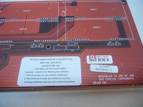 COMTROL 5302305 ROCKETMODEM 4 IV PORT UPCI 96860-3 PCI UNIVERSAL ROCKET ...