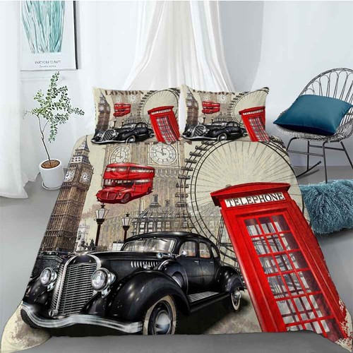 Red Code Rhythm 3D Printing Duvet Quilt Doona Covers Pillow Case ...