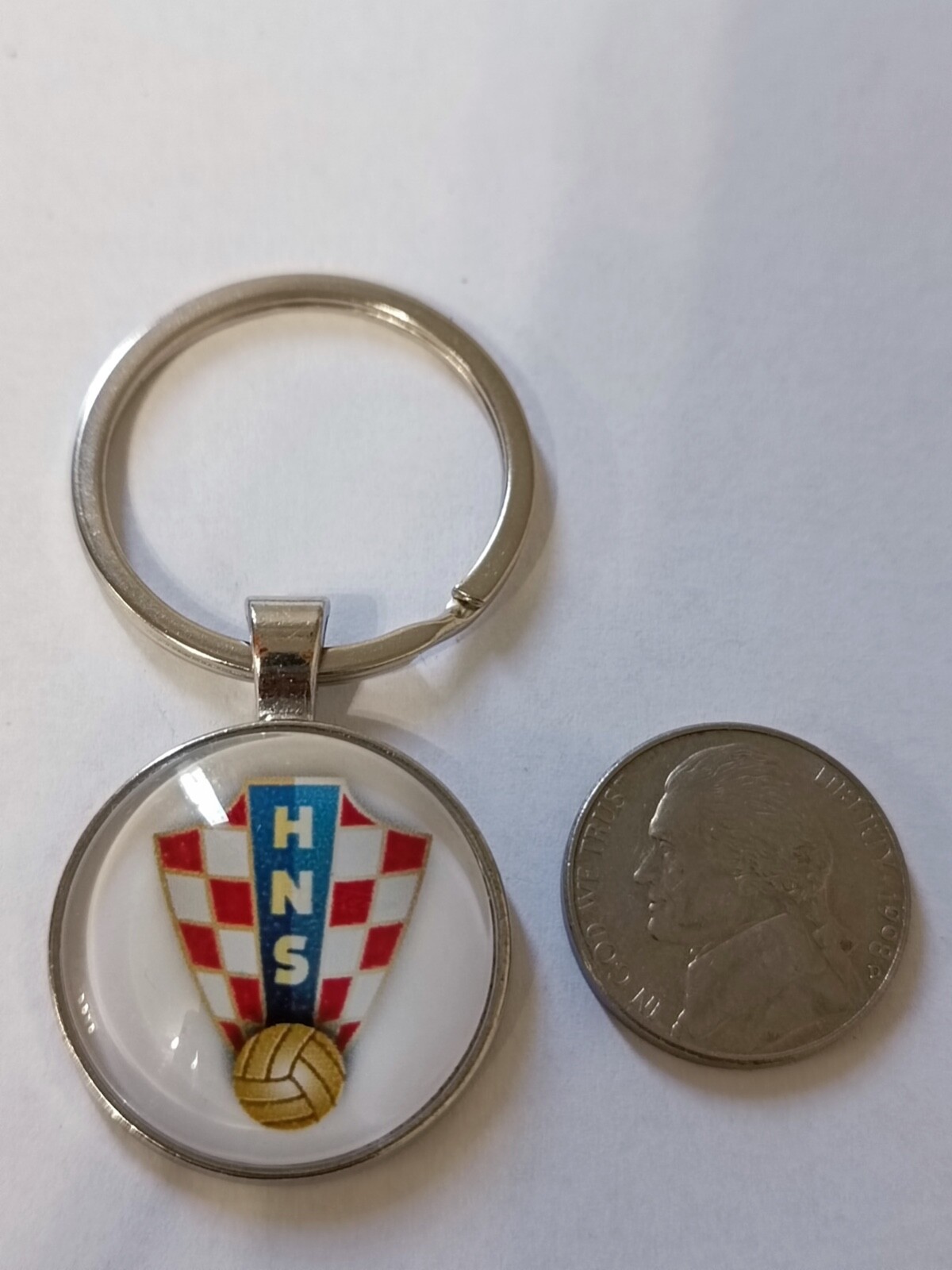 Croatia Football Federation HNS soccer Enamel key chain ring New ...