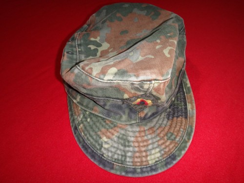 German Army Camo Service Hat With Original Label ALBERT KEMPF,GmBH 2002 ...
