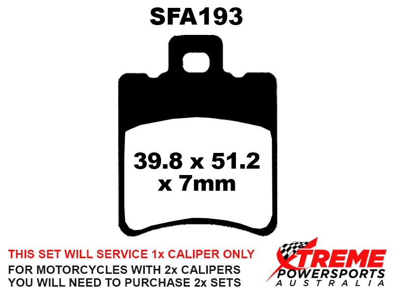MBK YN 100 Ovetto 1999-2003 HH Sintered Front Brake Pad EBC SFA193HH | eBay