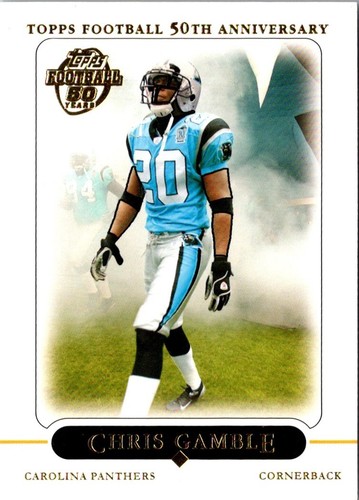 2005 Topps Chris Gamble #306 Carolina Panthers Football Card | eBay