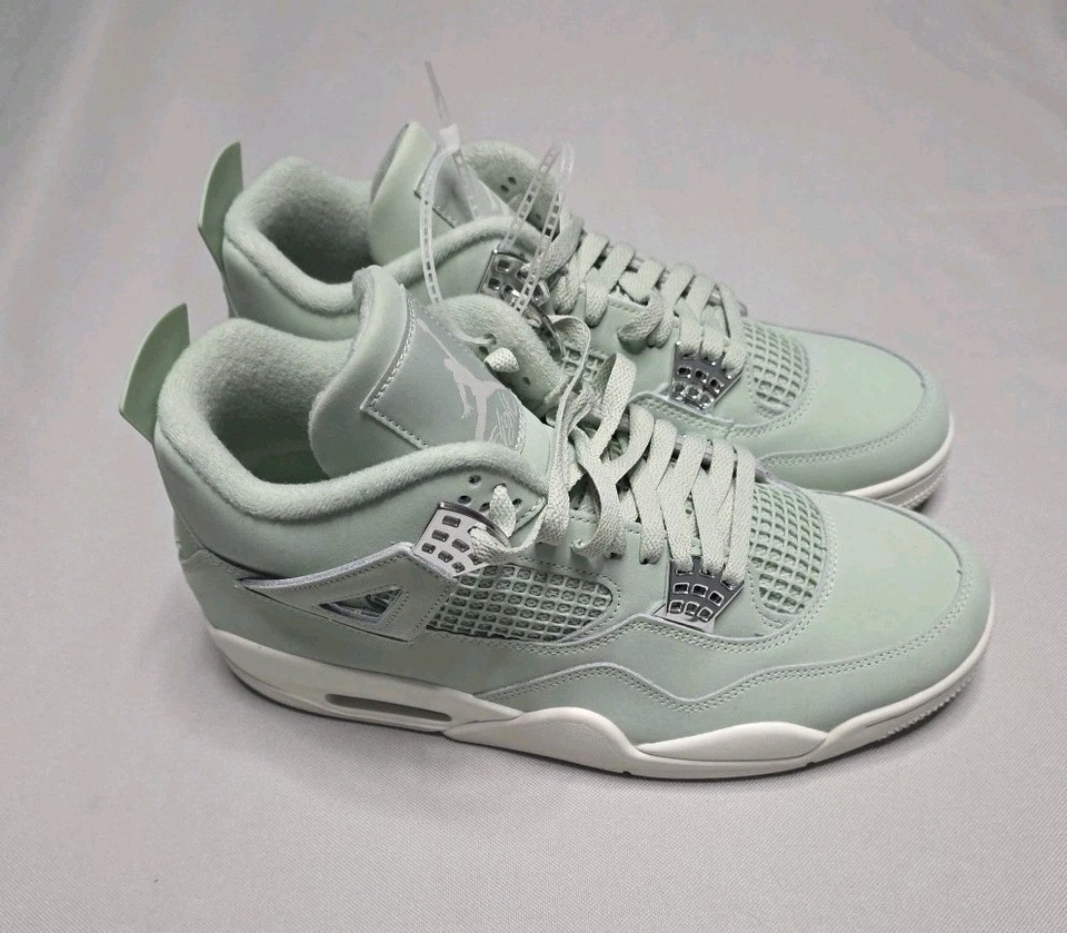 Air Jordan 4 Retro Seafoam Sail HV0823-003 Women's Size 12 Men 10.5 | eBay
