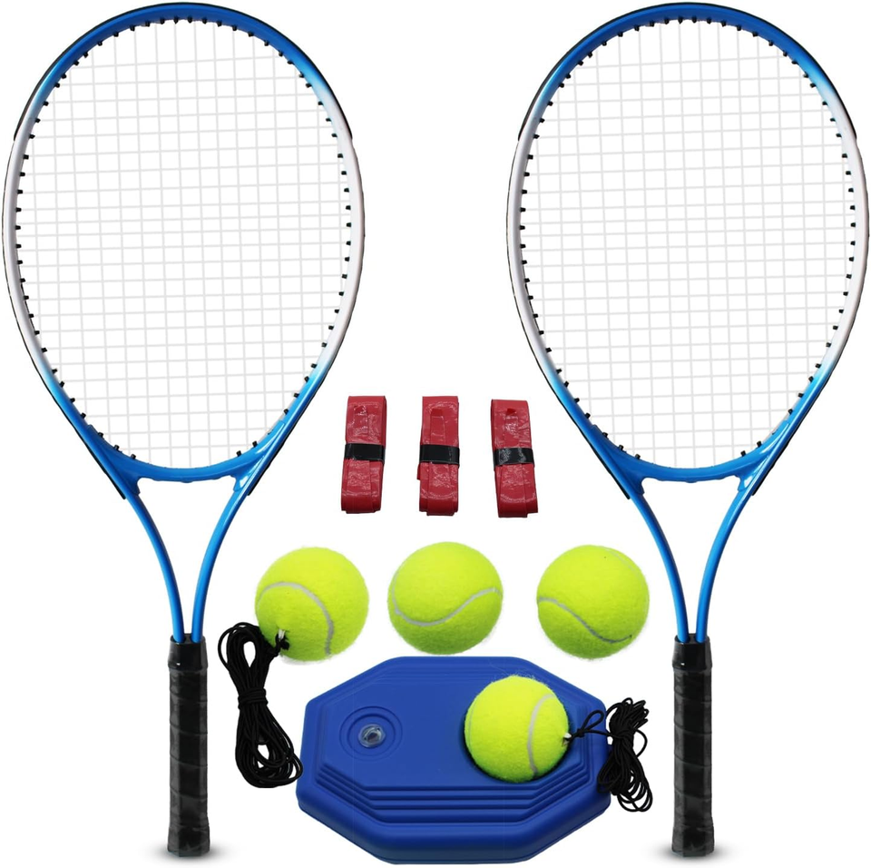 Tennis Rackets for Adults 2 Players Recreational Tennis Racquet Set for ...