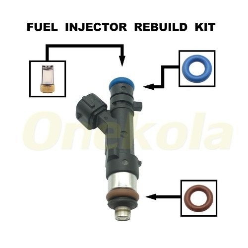 6pcs Fuel Injector repair kit for 07-13 Mitsubishi Outlander 3.0L V6 ...