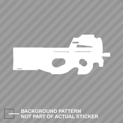 P90 Sticker Decal Vinyl p-90 FN Herstal | eBay
