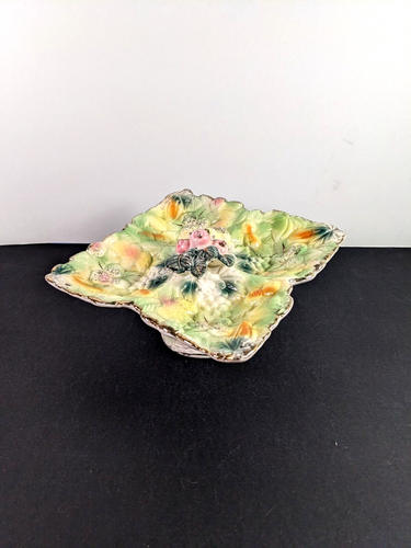 Betson Hand Painted Fruit Shaped Tray Footed Serving Dish Decorative ...