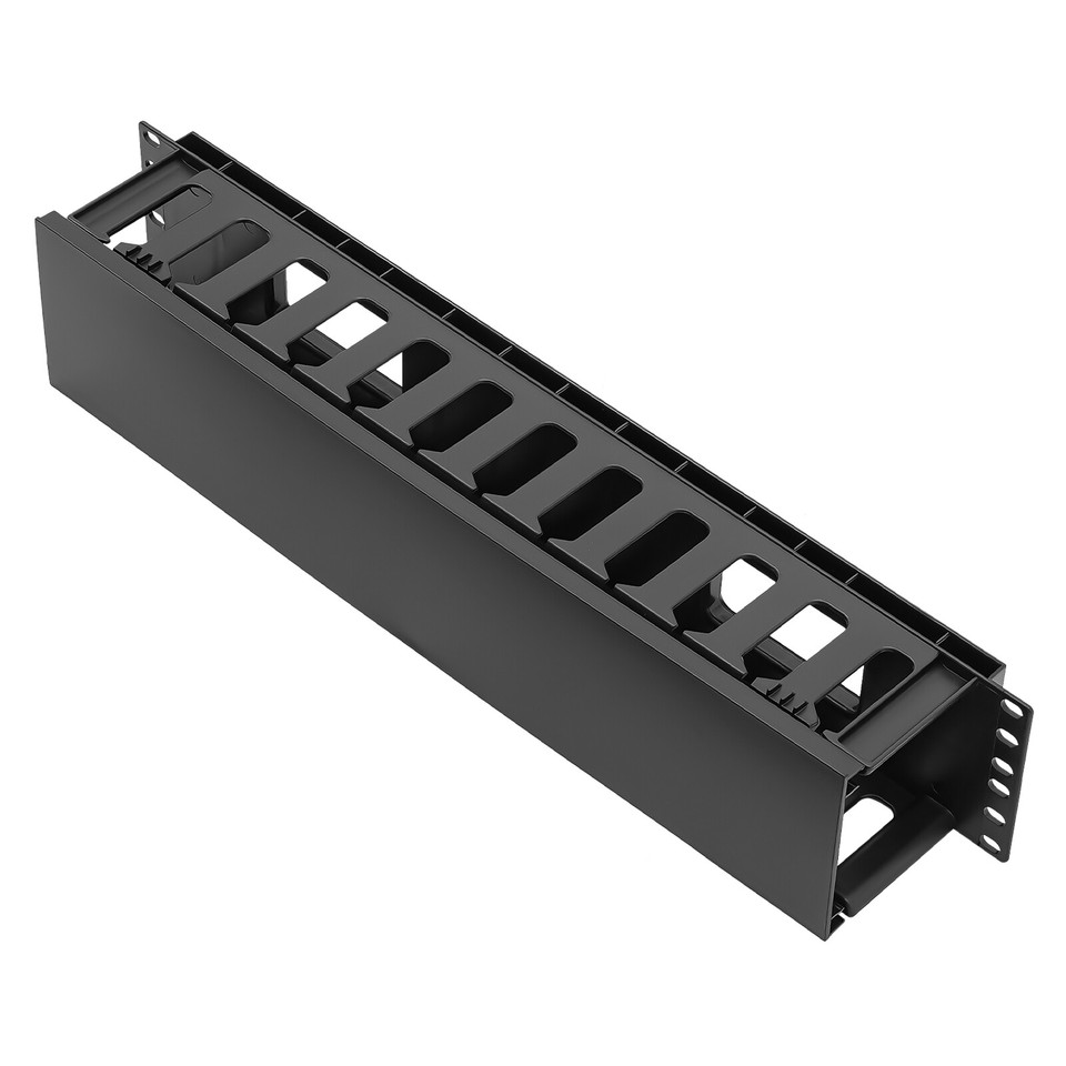 4 Pack Horizontal Rack Mount Cable Management, Cable Organizer, Cable ...