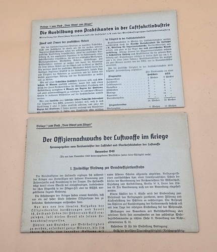 WW2 Luftwaffe German document Paper Original Lot | eBay