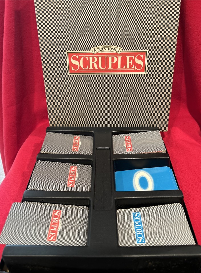 SCRUPLES Board Game 1986 Vintage Milton Bradley | eBay