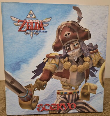 Legend of Zelda Skyward Sword Scervo Statue 10" First 4 Figures Dark ...
