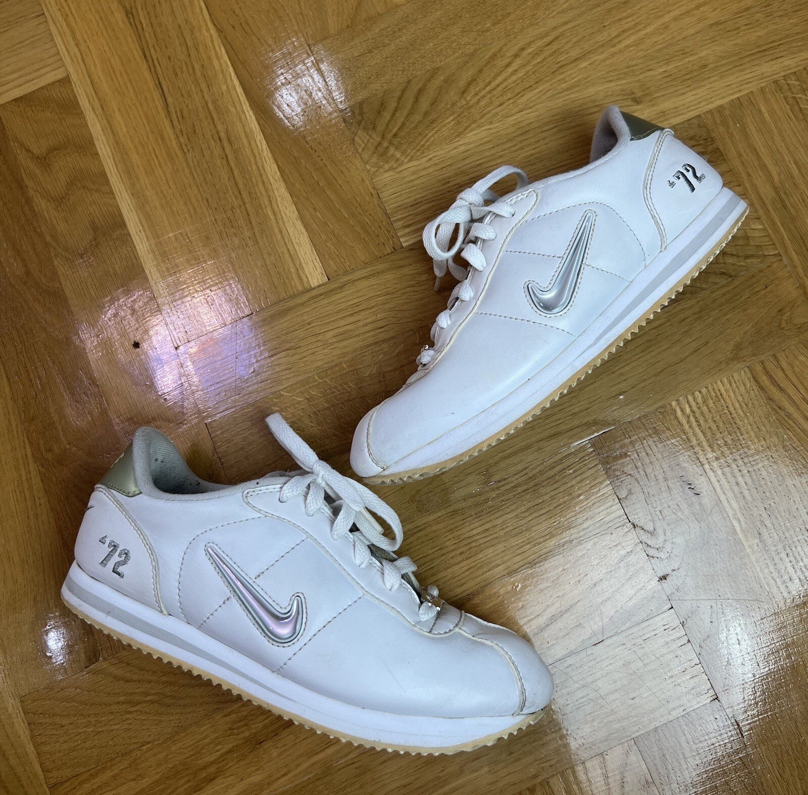2005 Nike Cortez 72 Vintage Rare Model Shine Swoosh - Gem
