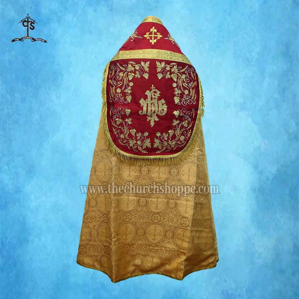 Jaune Cope & Stole Ensemble Avec Ihs Broderie, Cape Pluvial, Chape ...