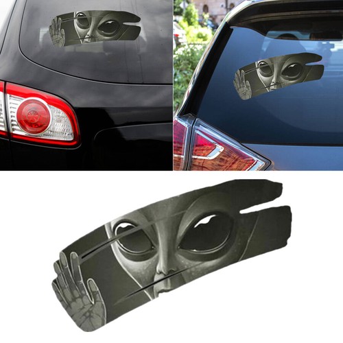 1Pcs Alien Car Window Windshield Decal Sticker Vinyl Alien In The Car ...