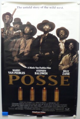 POSSE 1993 Mario Van Pebbles, Stephen Baldwin, Billy Zane, Charles Lane ...