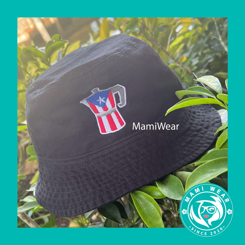 Cafe Greca Coffemaker with Puerto Rico Flag Bucket Hat Black + 1 ...