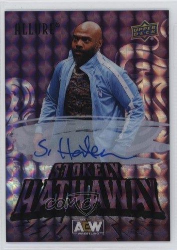2024 Upper Deck Allure AEW Purple Diamond /10 Stokely Hathaway Rookie ...