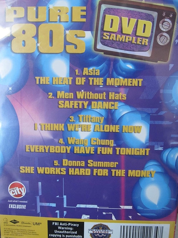 Pure 80's DVD Sampler (DVD, 2006) BRAND NEW FACTORY SEALED RARE | eBay