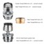 Faucet Adapter Swivel Aerator Adapter to Connect Multi-Thread Garden ...