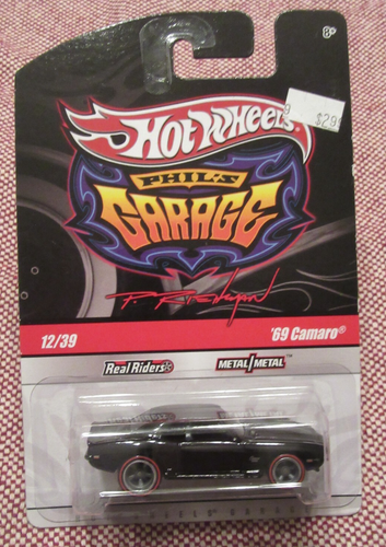HOT WHEELS 2010 PHIL'S GARAGE '69 CAMARO BLACK | eBay