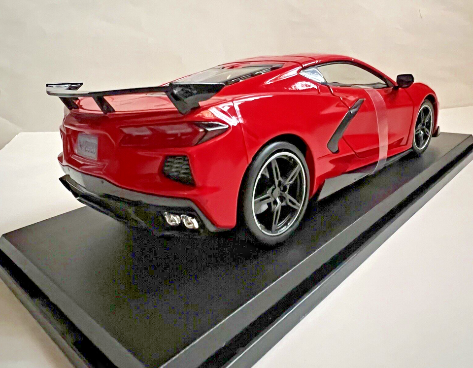 1/18 Maisto HIGH WING 2020 Chevy Corvette C8 Stingray Torch Red Special ...