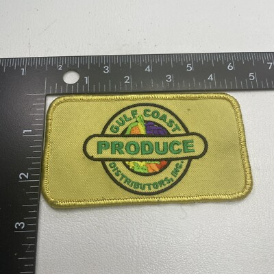 Vtg GULF COAST PRODUCE DISTRIBUTORS INC. Patch (Farm, Ag) T039 | eBay