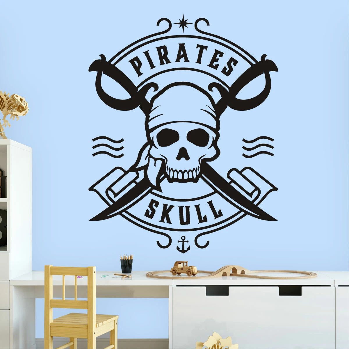 Kids Pirate Skull And Swords