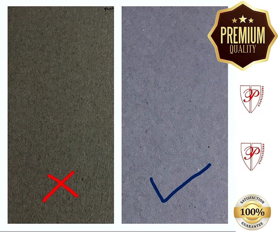 A4 Greyboard Grey Backing Board 2mm 2000 micron Extra Thick Craft Card ...