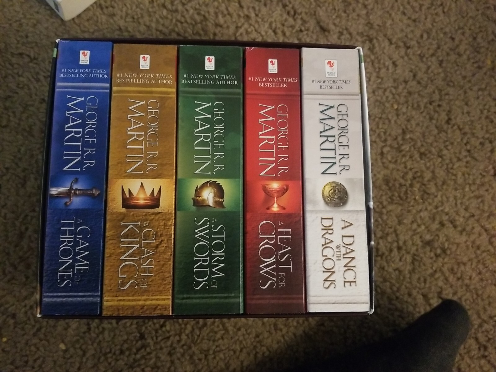 A Game of Thrones by George R. R. Martin (5-Book Boxed Set) for sale ...