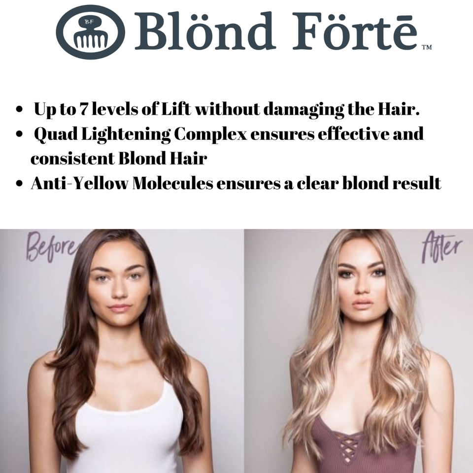 Professional Hair Bleach Lightener Kit for all Hair - 20/30/40 Volume ...
