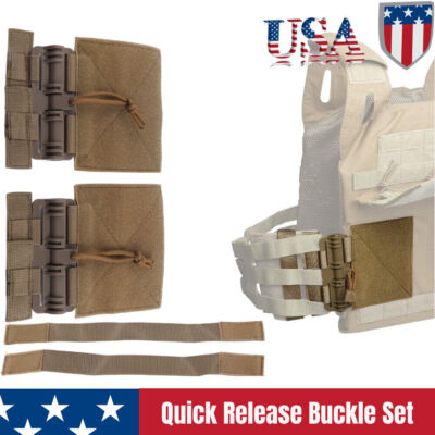 MOLLE Quick Release Buckle Tube Cummerbund Adapter Kit for Plate ...