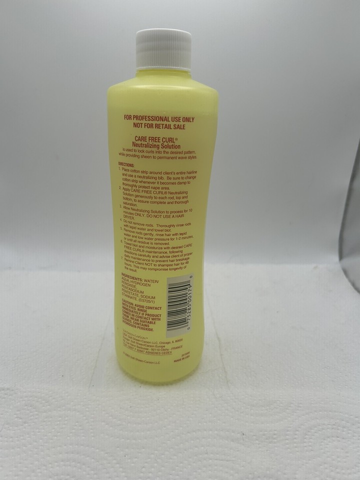 Softsheen Carson Professional Care Free Curl Neutralizing Solution ...