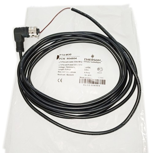 1 PCS NEW IN BOX EMERSON PT4-M30 Sensor connection cable 804804 # | eBay