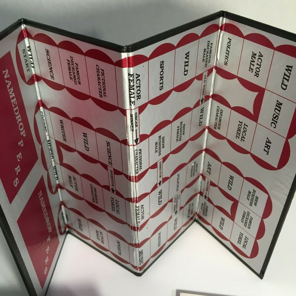 Name Droppers The Initial Name Game 1988 Gripper Poductions Vintage | eBay