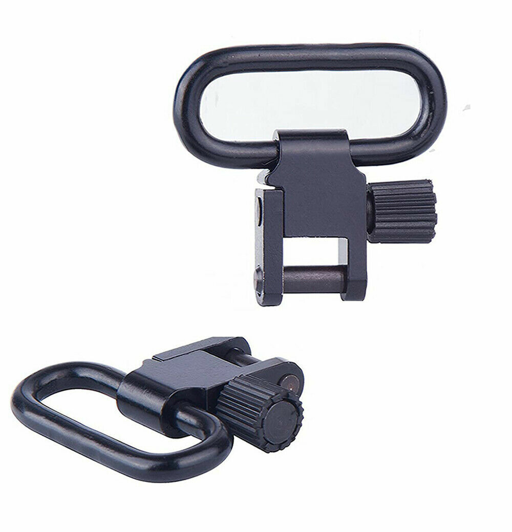 1" Rifle Sling Mounting Set Quick Detach Swivels Screw Stud Base Kit ...