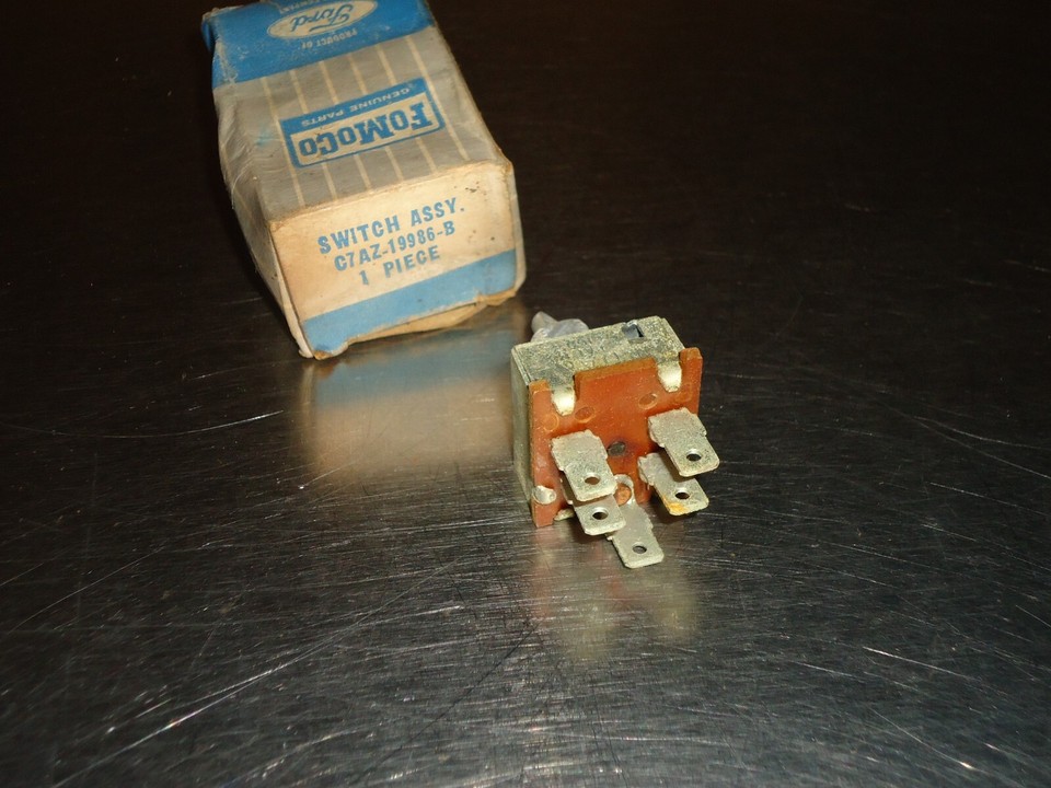 New NOS OEM Ford A/C Heater Blower Control Switch C7AZ-19986-B 1967 ...
