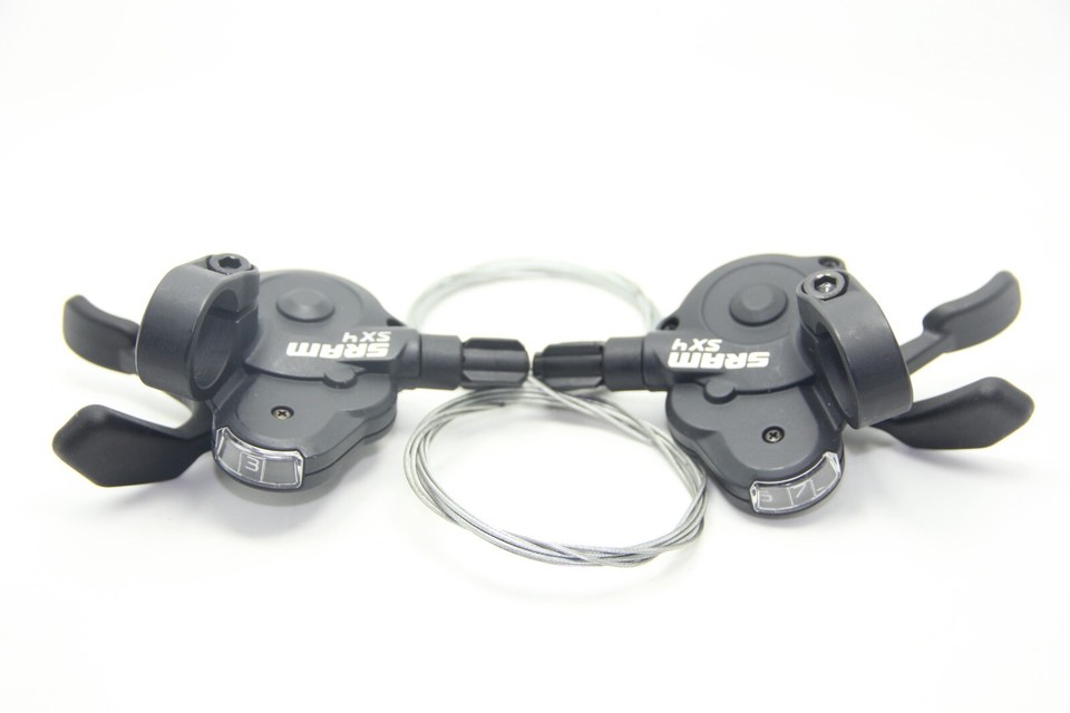 Sram SX4 3 x 7 Speed Shifter Tigger Friction Thumb Shifter Bicycle ...