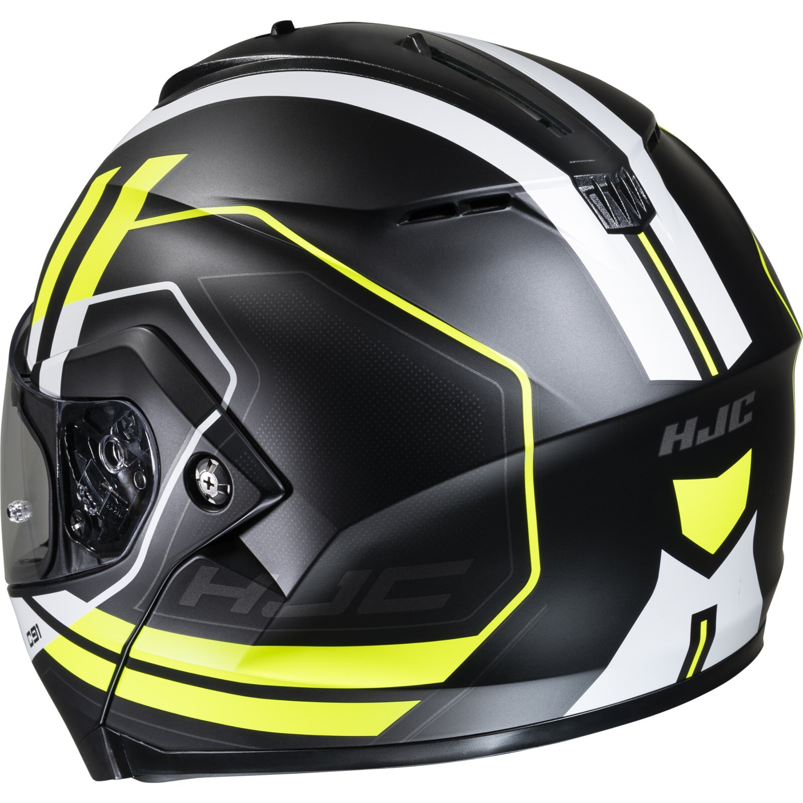 HJC C91 Octo MC3HSF Flip up Helmet Size XXL Motorcycle Helmet with Sun ...