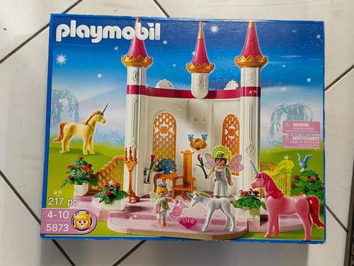 Playmobil 5873 Fairy Tale Unicorn Palace Princess Castle New in Box ...