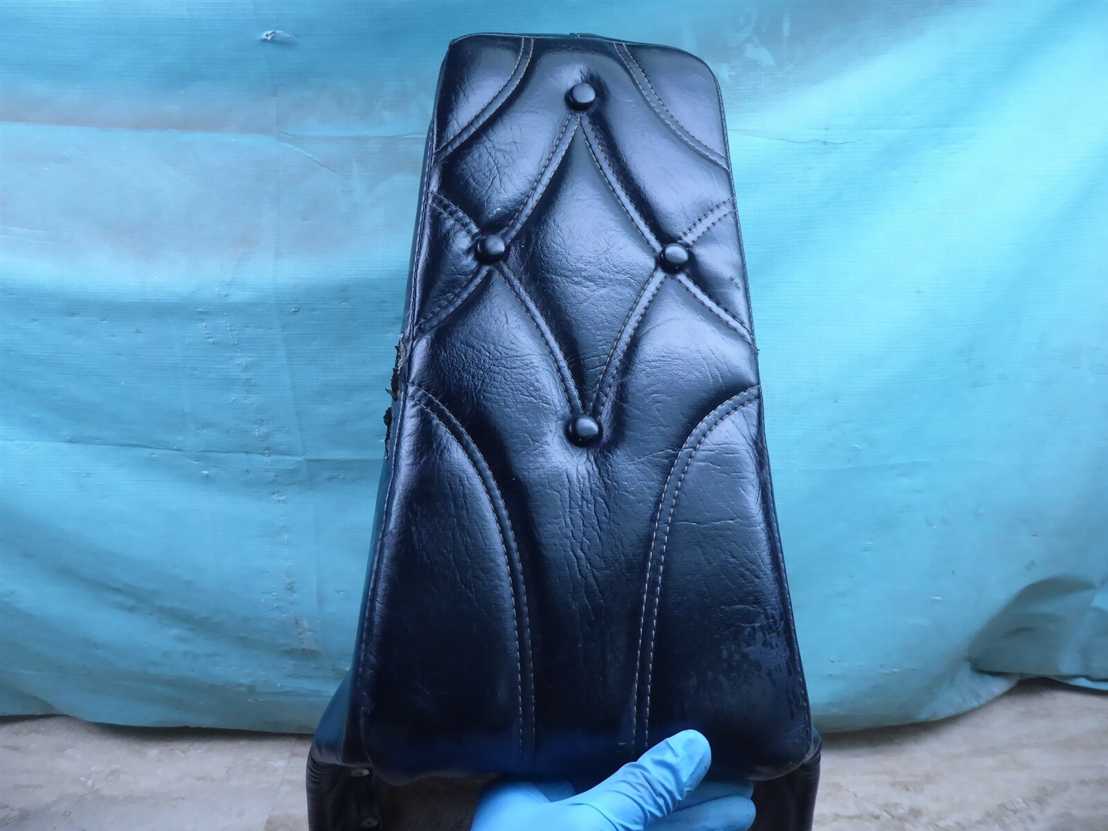 Vintage Custom Corbin Gentry High Back Chopper Double Seat Saddle ...