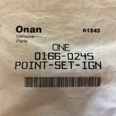 Genuine Onan 0166-0245 Point Set Ignition OEM | eBay