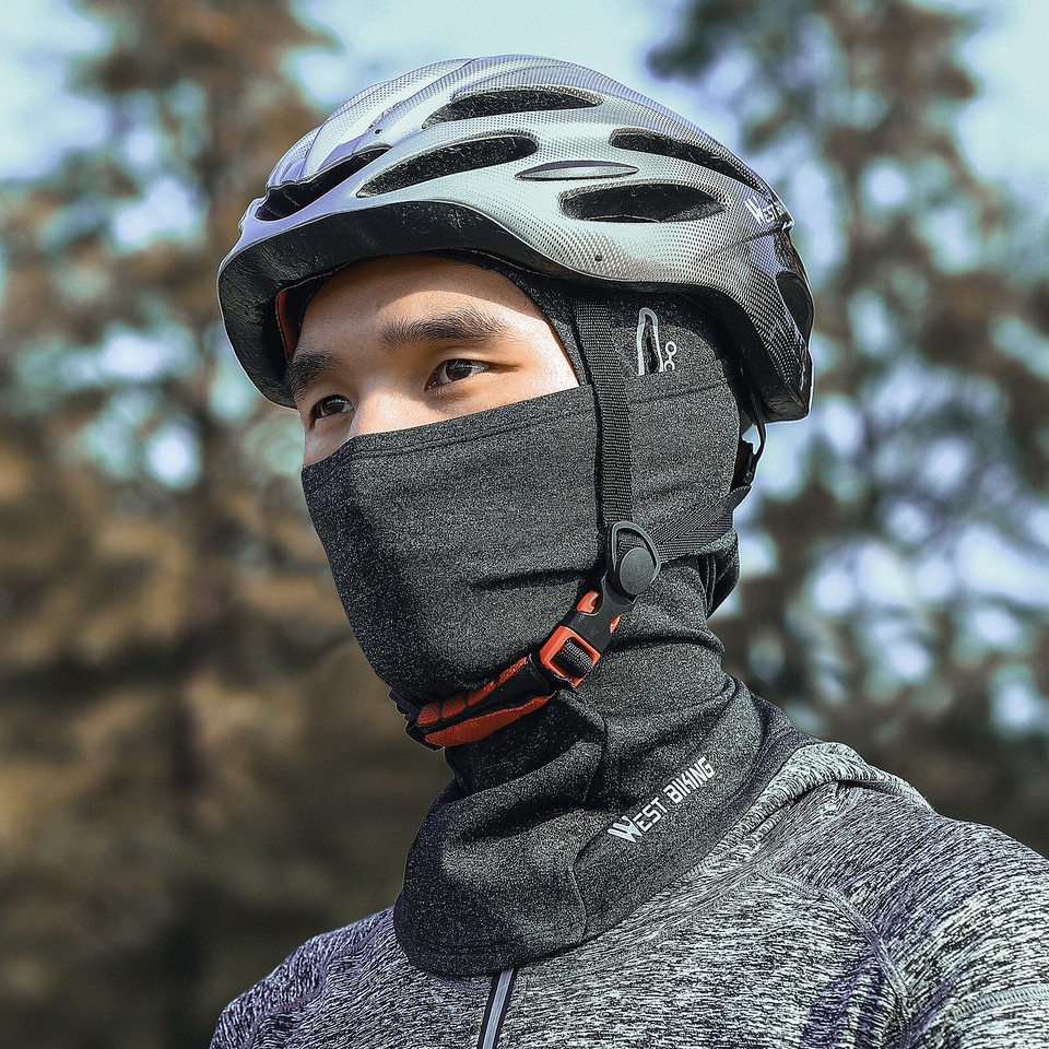 WEST BIKING Winter Sports Cap Hat Windproof Face Mask Balaclava ...