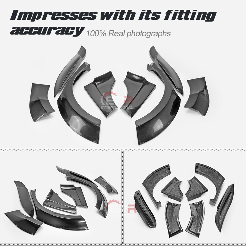 For 17 Onward Civic Type R FK8 VRS-W Type Fiber Glass Rear Fender ...