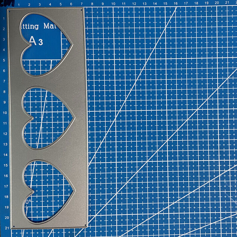 Heart Metal Cutting Dies Scrapbooking Paper Crafts Embossing Stencils ...