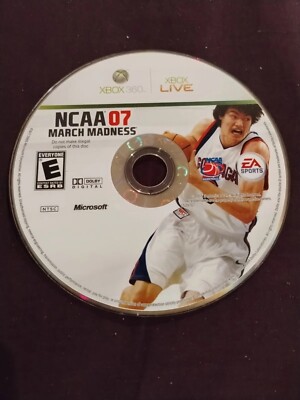 Microsoft (Xbox 360, 2007) NCAA 07 March Madness BASKETBALL Tested Disc ...