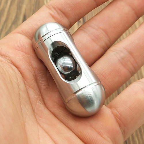 Stainless Steel Clicker Click Balance Ball Hand Fidget Decompression ...