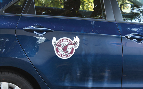NRL Mega Decal - Manly Sea Eagles - Car Sticker 250mm | eBay