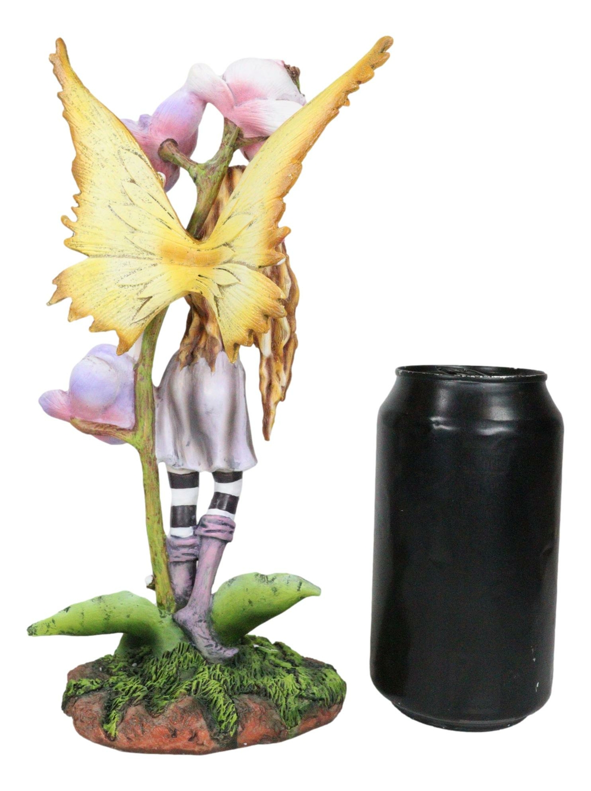 Beautiful Tropical Purple Orchid Blossoms Elf Magic Fairy With Ladybug ...