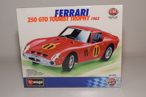V 1:24 BBURAGO BURAGO 5510 FERRARI 250 GTO TOURIST TROPHY 1962 SCELLÉ ...